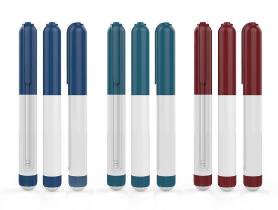 Stylos préremplis longue par insuline de haute précision temporaire ...